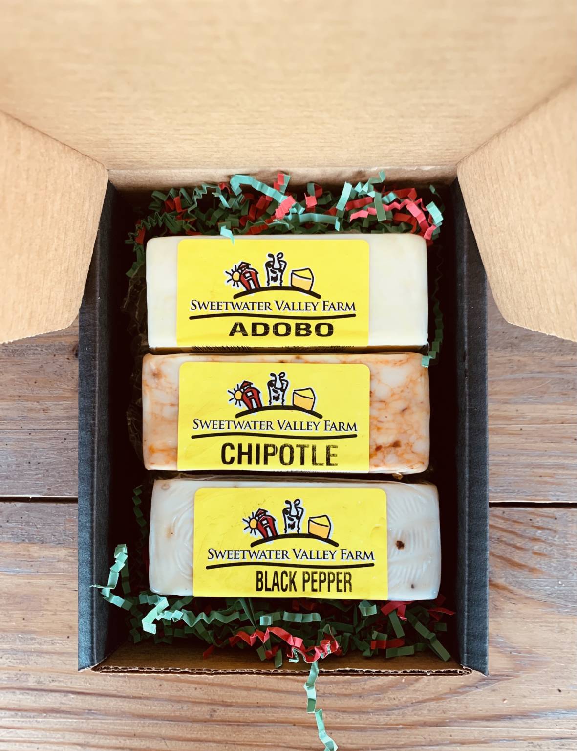 3-Bar Cheese Gift Box Set – Sweetwater Valley Farm